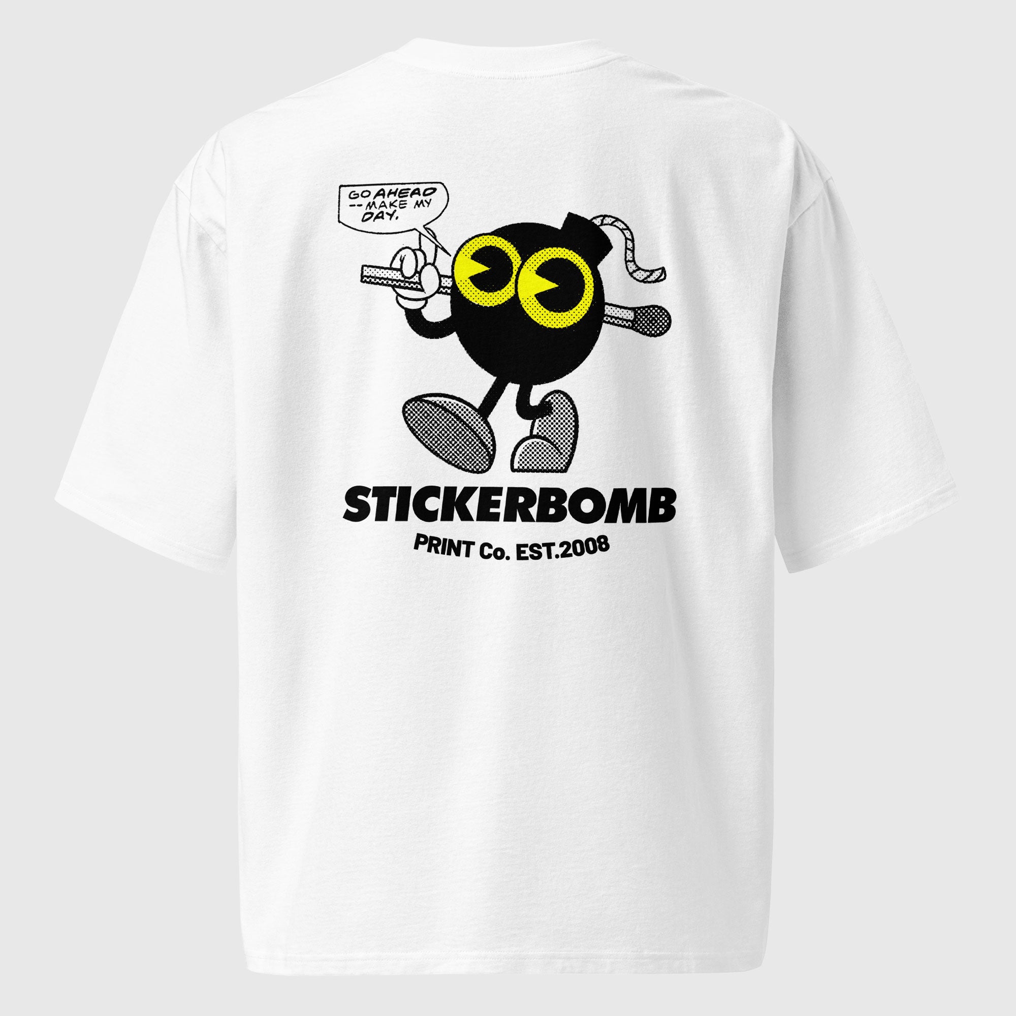 BLAM OVERSIZE HEAVYWEIGHT TEE – Stickerbombworld